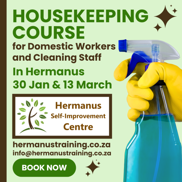 General Housekeeping Training for Domestic Workers and Cleaning Staff ...